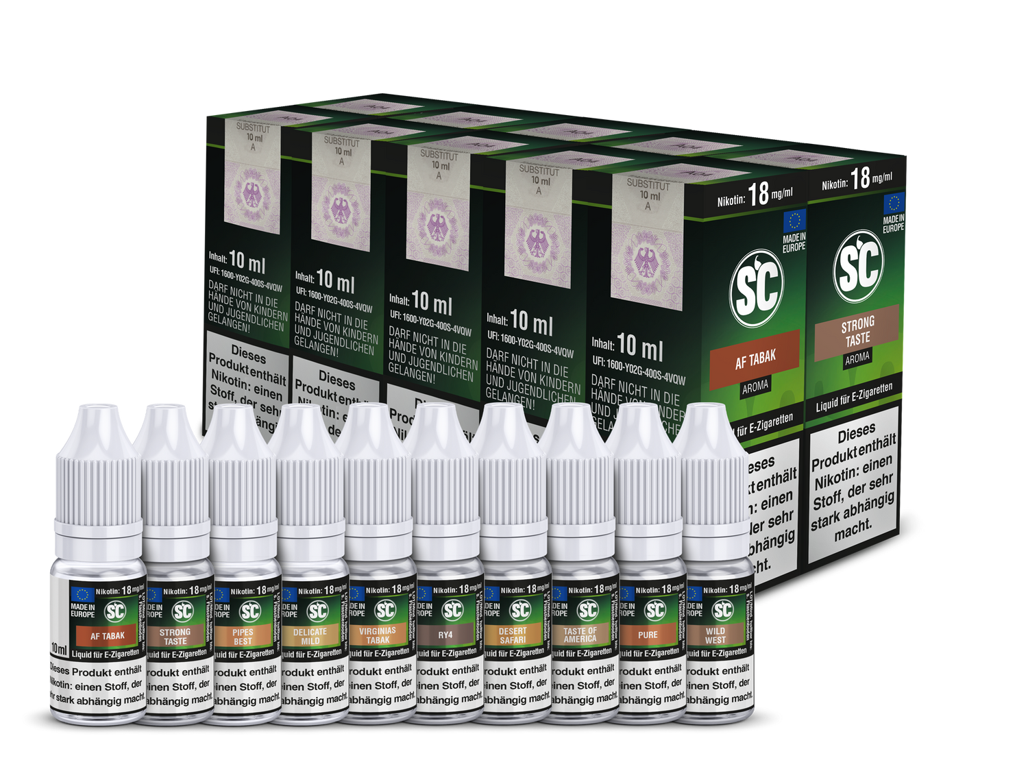 SC - Tobacco tasting box e-cigarette liquid – hhc-grosshandel.com