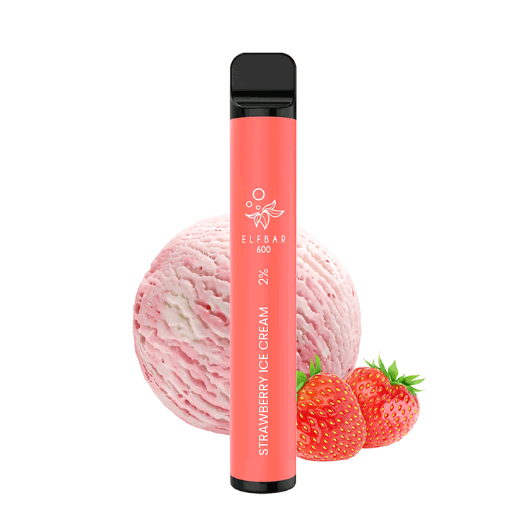Elfbar 600 Strawberry Ice Cream im Großhandel kaufen – hhc-grosshandel.com