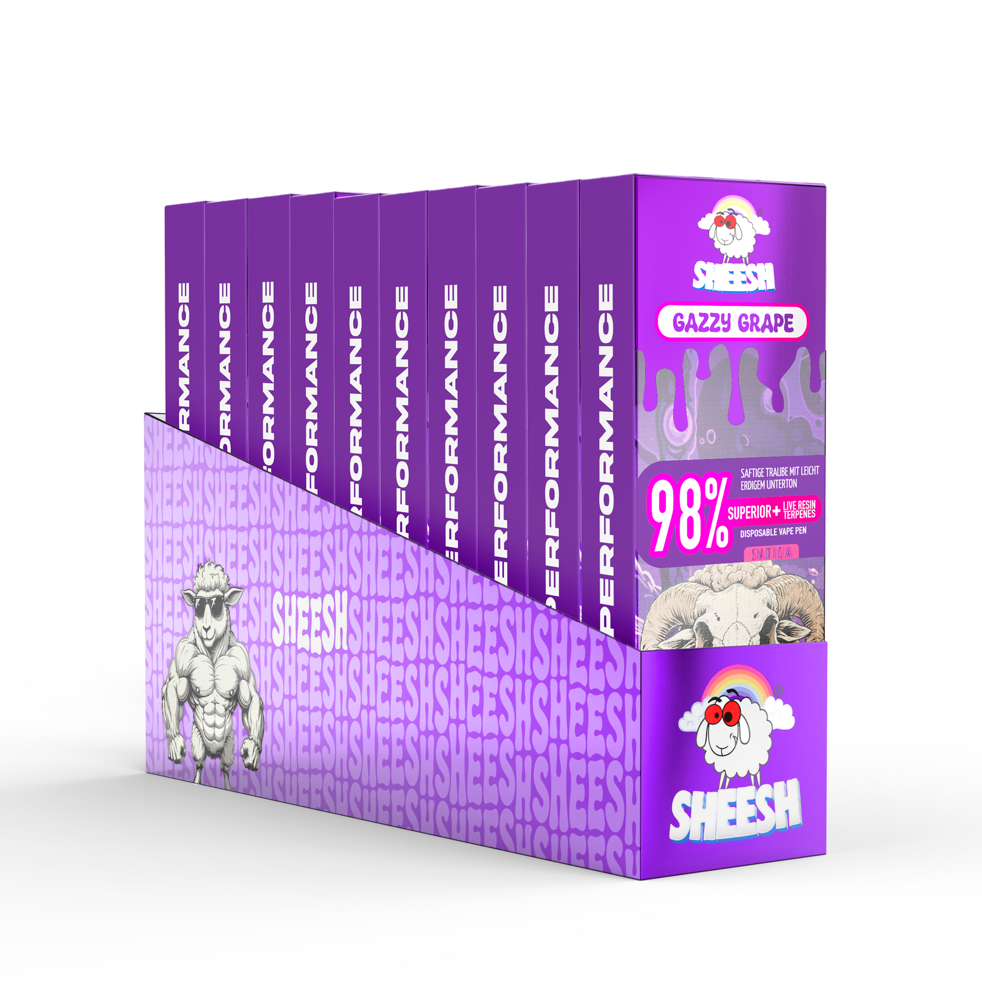 Sheesh Vape Gazzy Grape im Großhandel kaufen – hhc-grosshandel.com